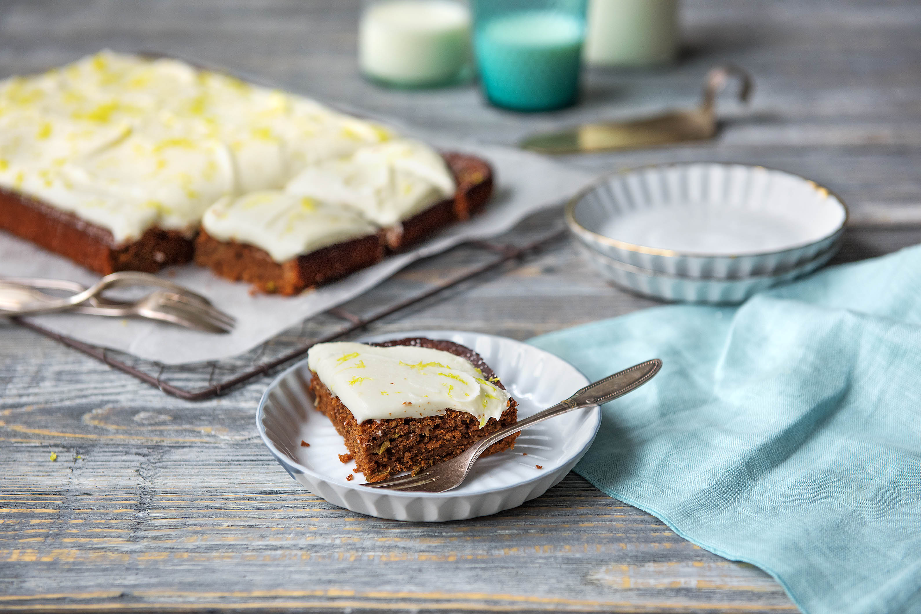 Zucchini Cake is our favourite way to get your 2 and 5 a day