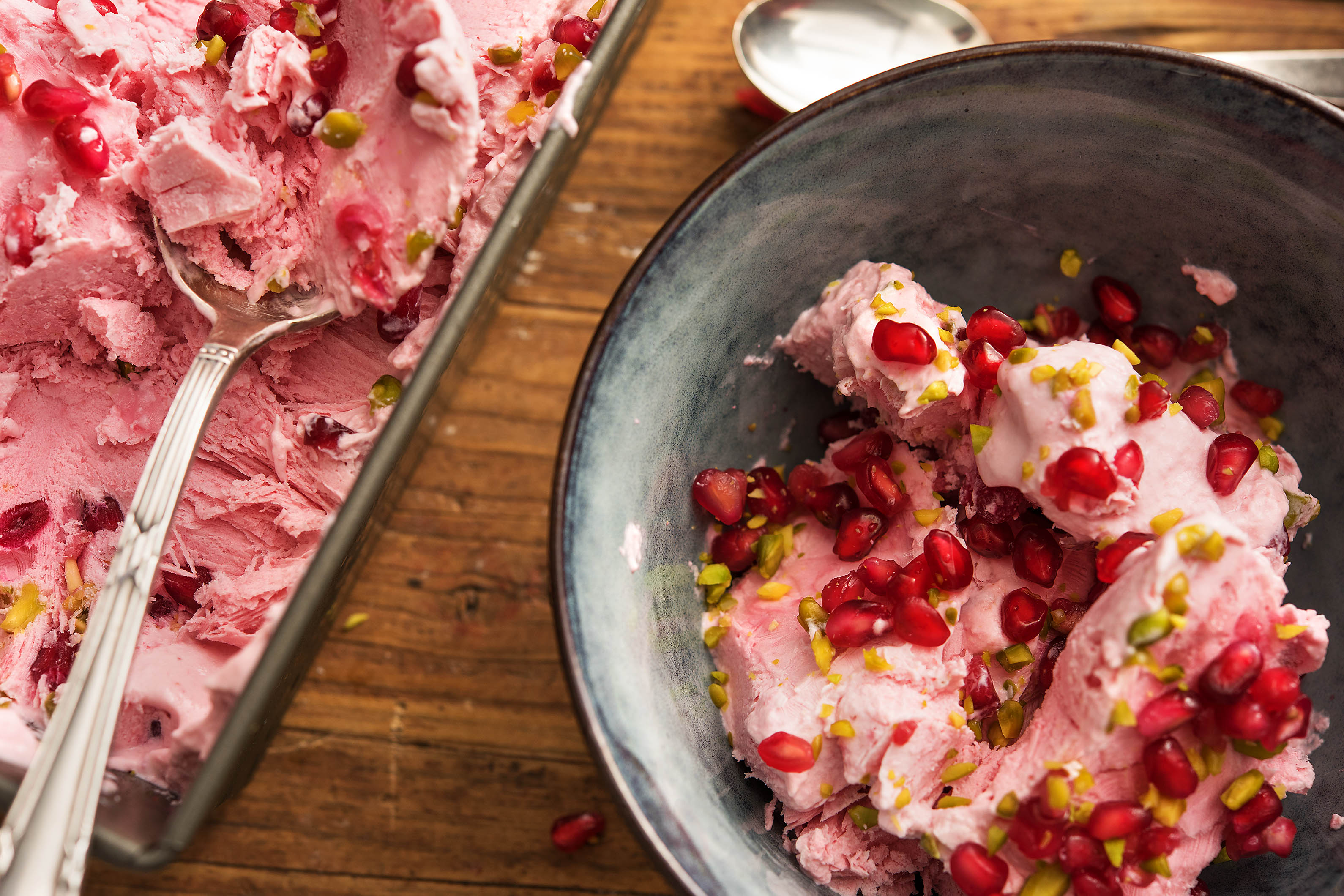 Easy Pomegranate and Raspberry Ice Cream Recipe | HelloFresh Blog