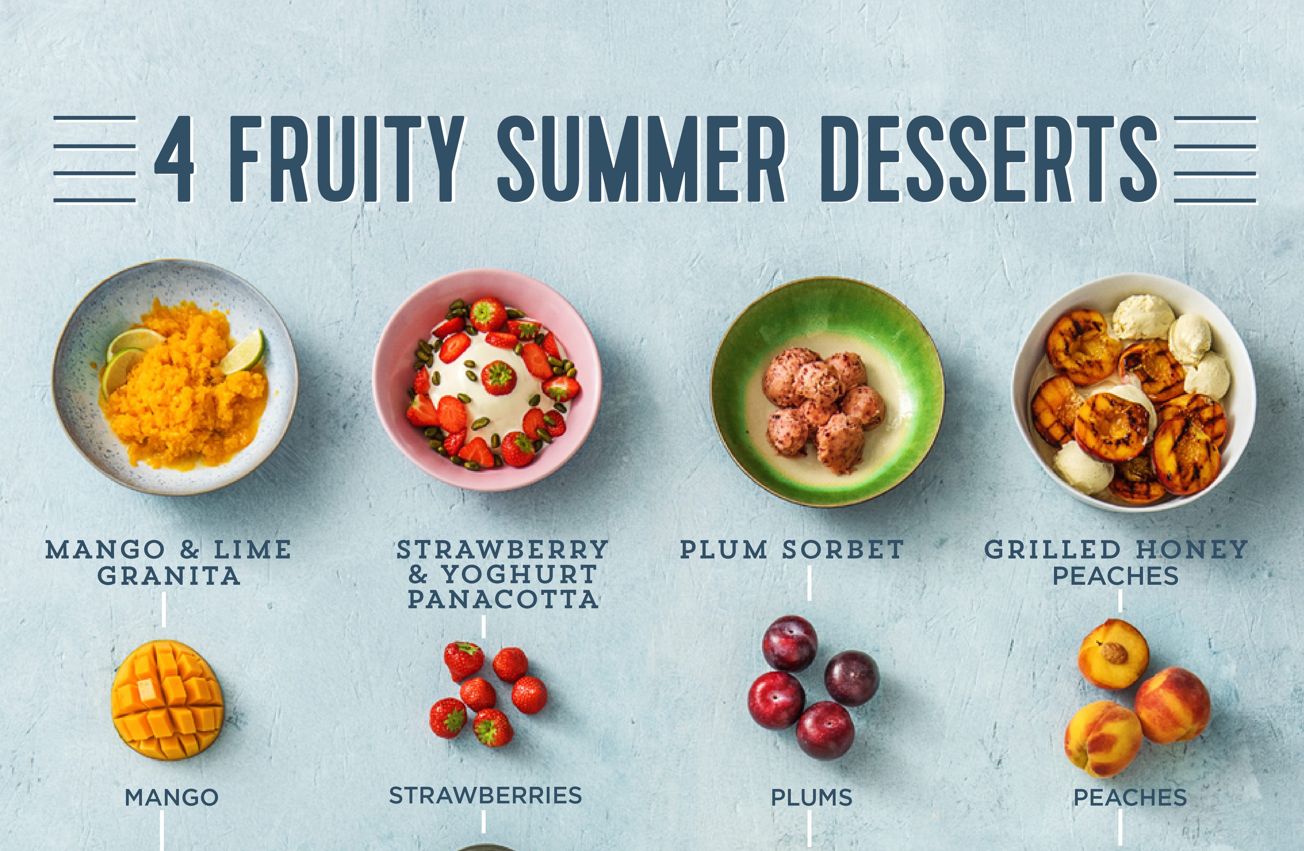 Four Fruity Summer Desserts | HelloFresh Food Blog